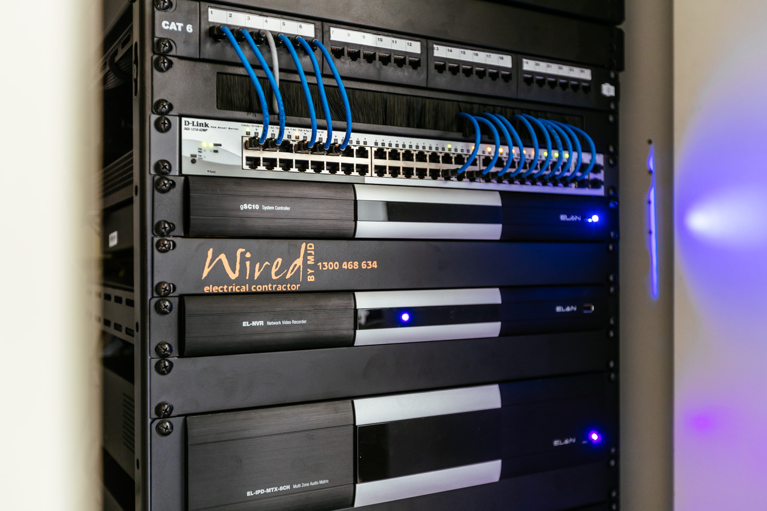 Portfolio | Racks & Wiring Installation | Wired by MJD