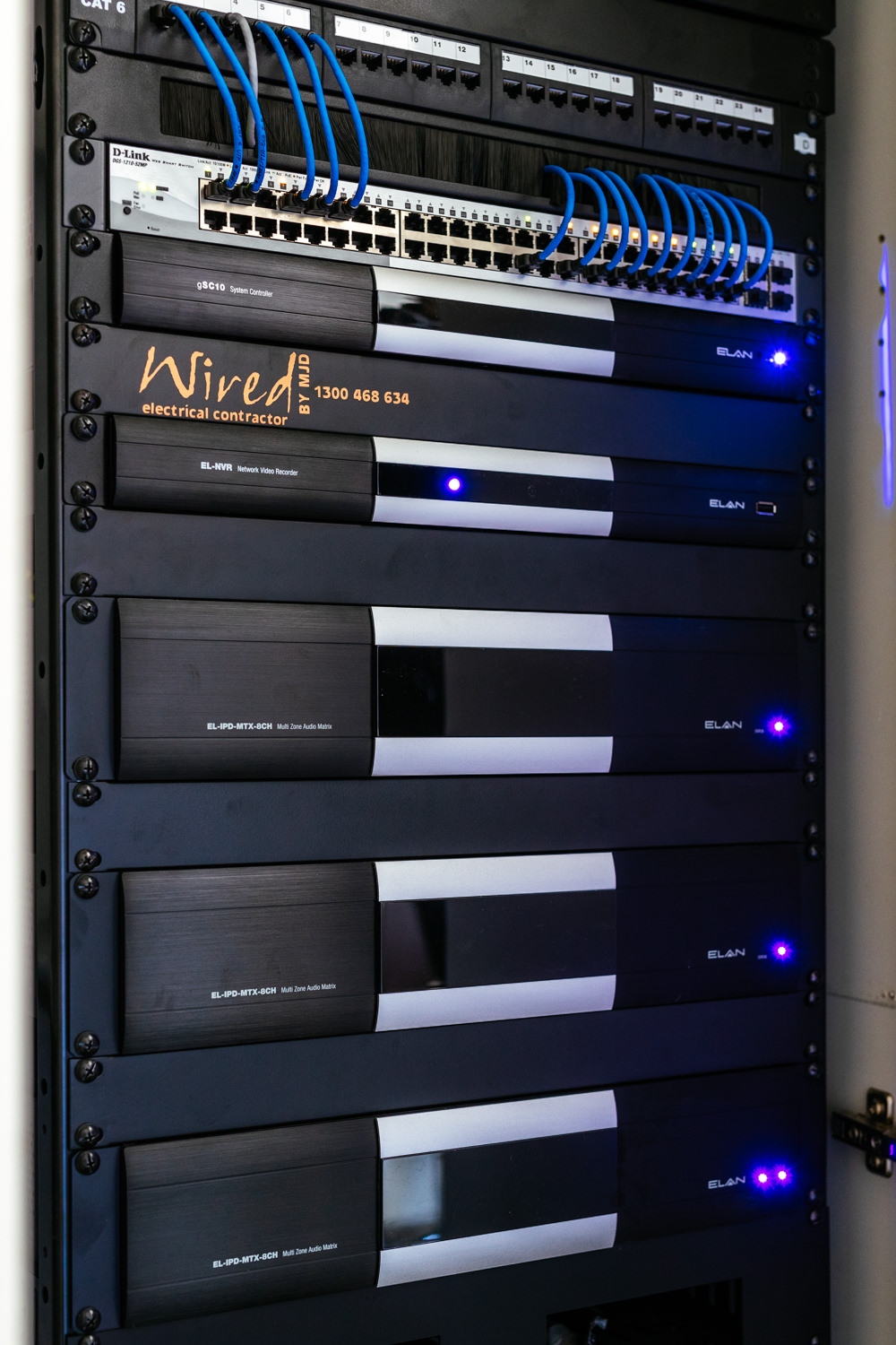 Portfolio | Racks & Wiring Installation | Wired by MJD