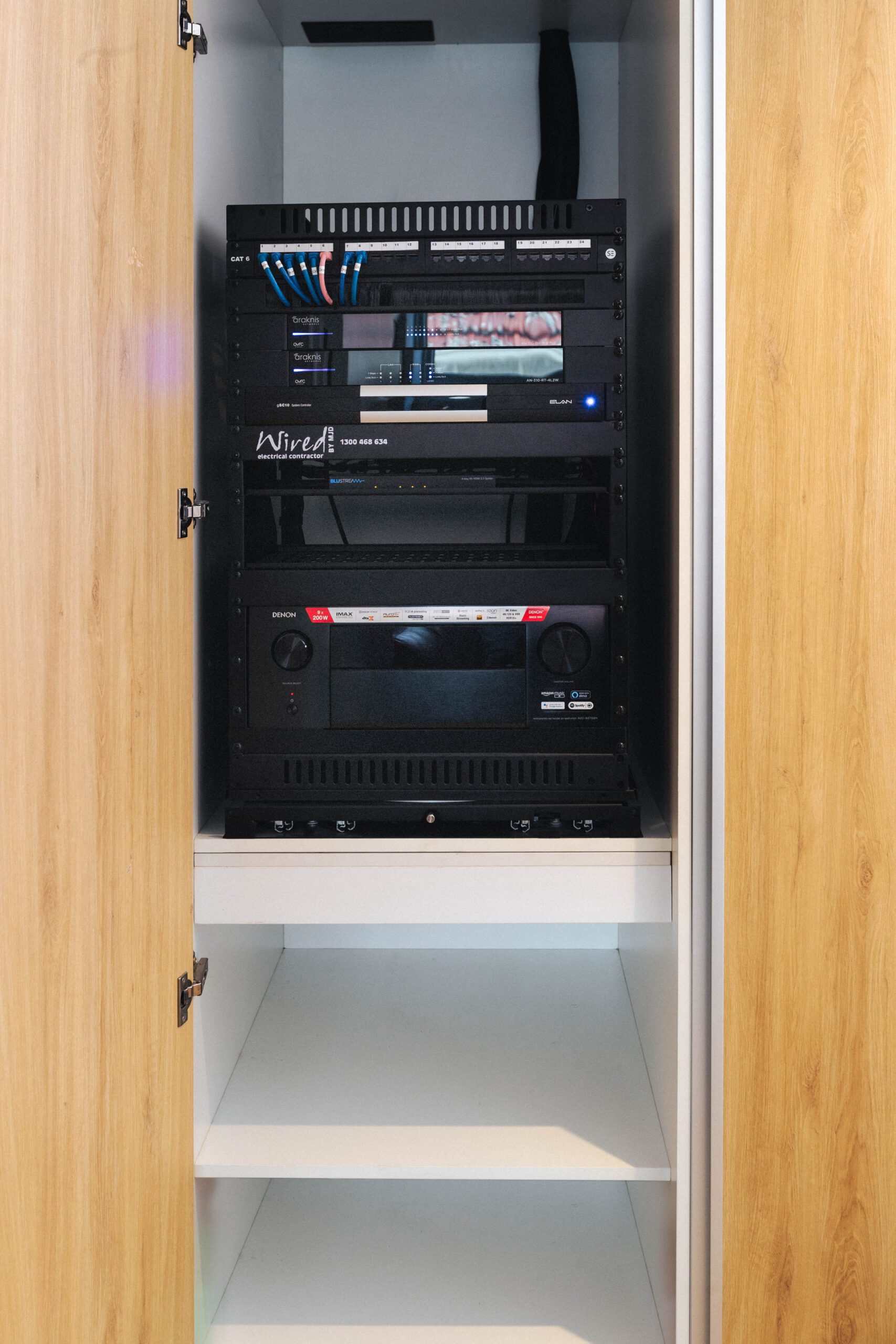 Portfolio | Racks & Wiring Installation | Wired by MJD