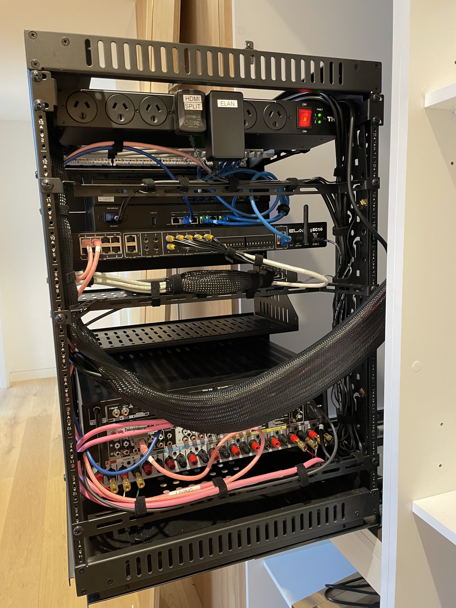 Portfolio | Racks & Wiring Installation | Wired by MJD