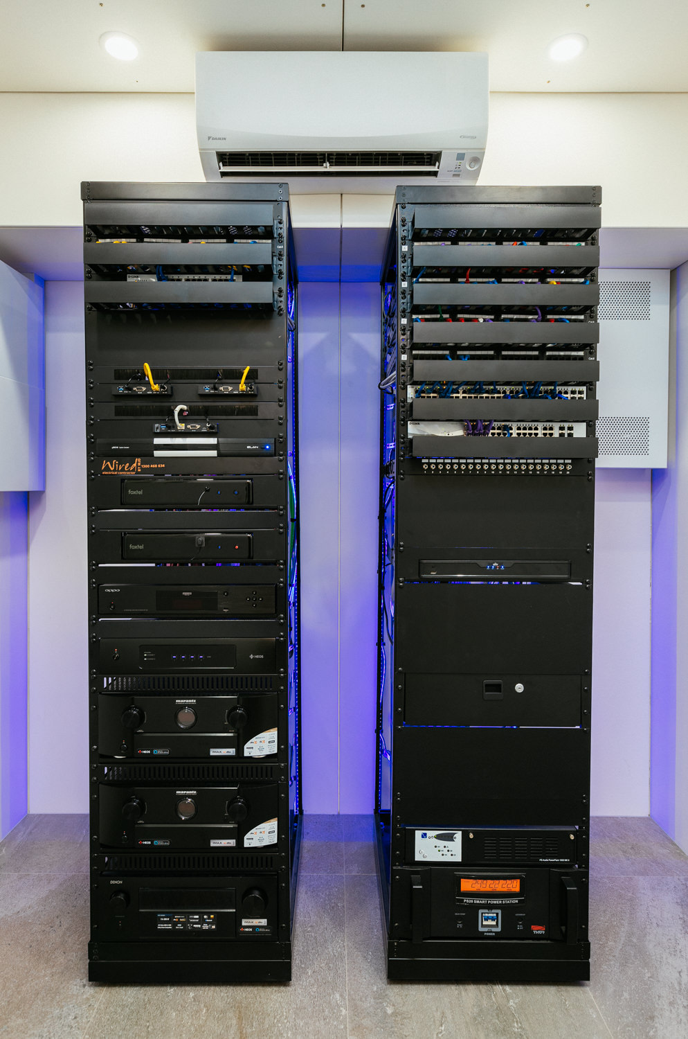 Portfolio | Racks & Wiring Installation | Wired by MJD