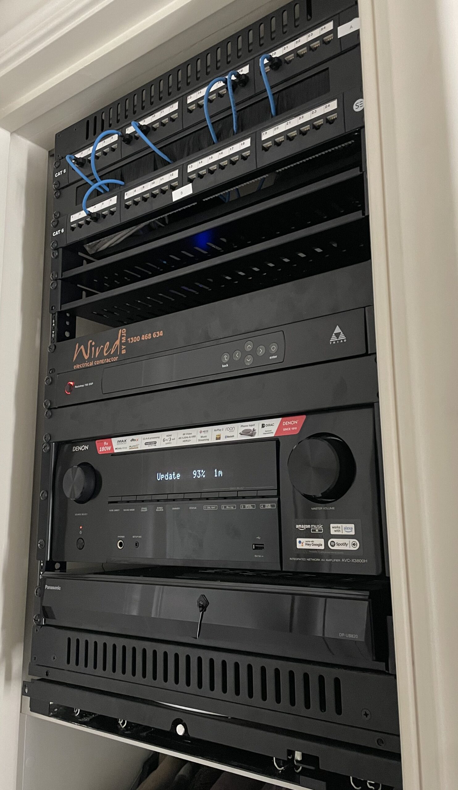 Portfolio | Racks & Wiring Installation | Wired by MJD